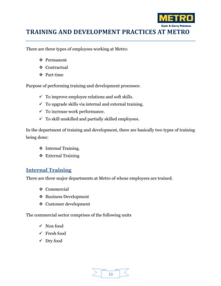 Metro - Cash & Carry Pakistan | DOCX