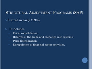 Review of Structural Reforms in Financial Sector of Pakistan | PPT