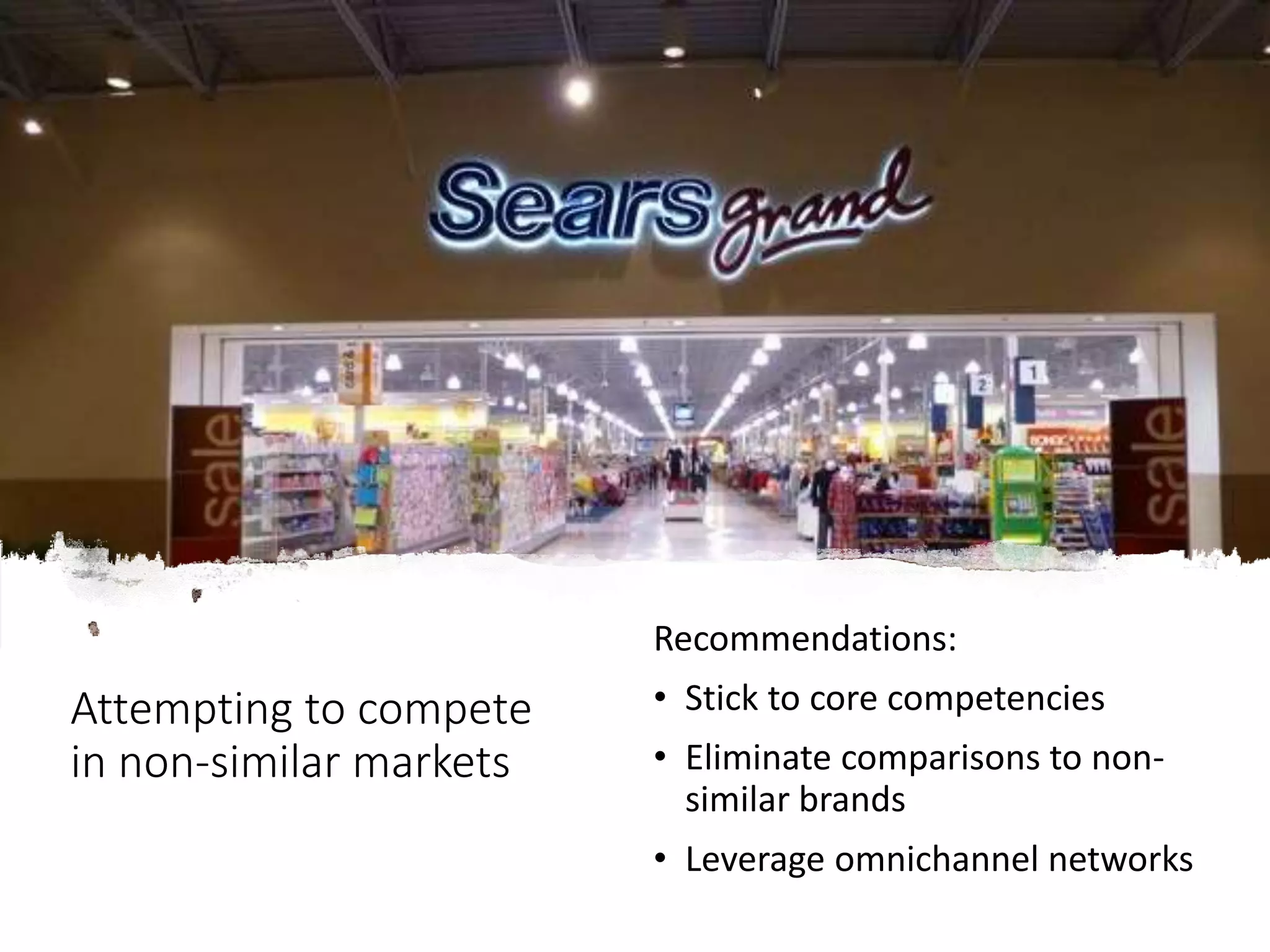 Sears External Analysis - Competitive Strategy | PPTX
