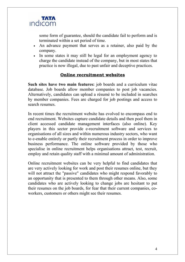 Final project tata indicom | PDF