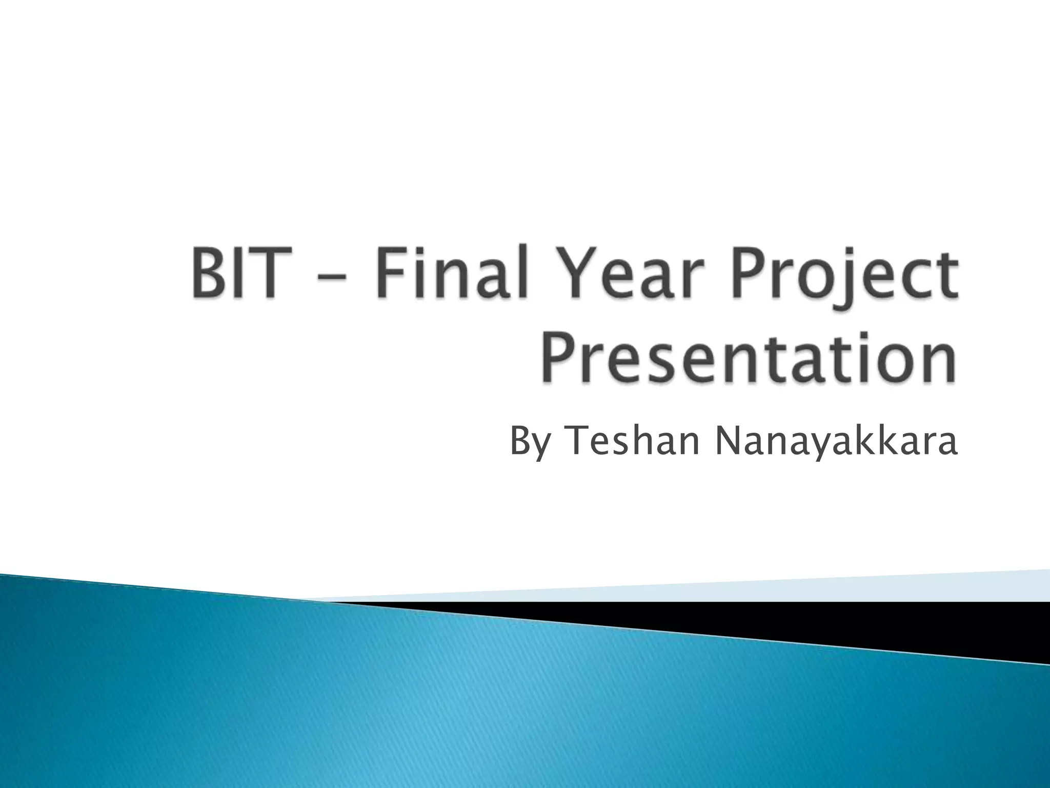 Final project viva presentation | PPSX