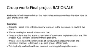 Final Project (1).pdf | Educational Assessment | Education