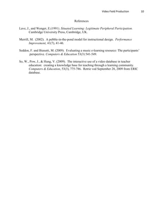 Video Field Production Training | PDF