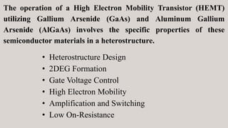 HEMT transistor final project presentation | PPTX