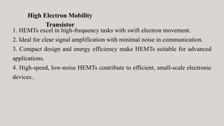 HEMT transistor final project presentation | PPTX