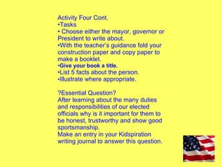 Government/Civic Understandings | PPT