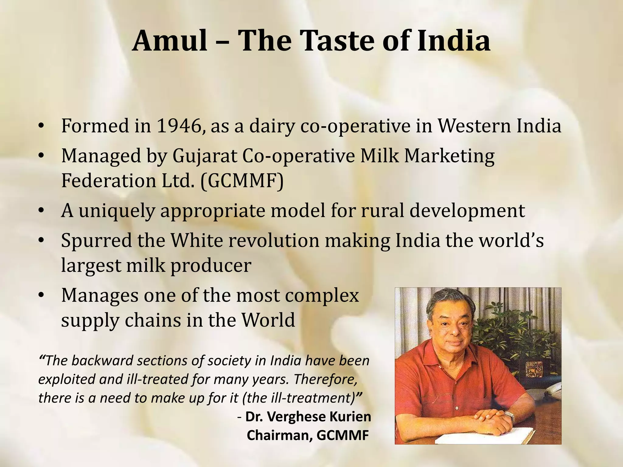 Future recommendations to Amul Packaged milk for expansion in NCR | PPSX