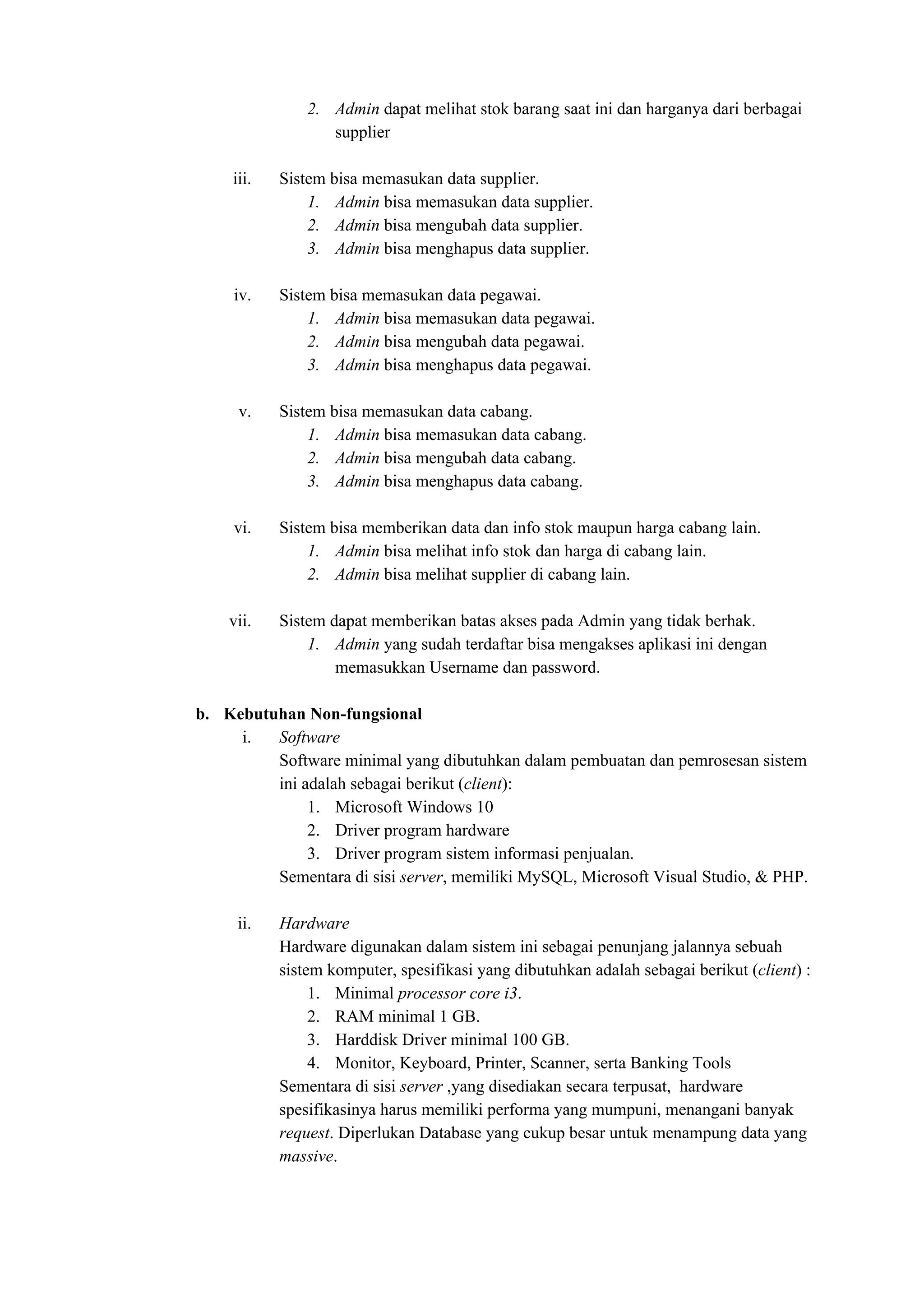 Final Project APSI : ANALISIS PERANCANGAN SISTEM INFORMASI PENJUALAN SUPERMARKET SAKINAH | PDF