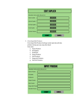Final Project APSI : ANALISIS PERANCANGAN SISTEM INFORMASI PENJUALAN SUPERMARKET SAKINAH | PDF