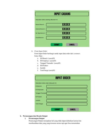 Final Project APSI : ANALISIS PERANCANGAN SISTEM INFORMASI PENJUALAN SUPERMARKET SAKINAH | PDF