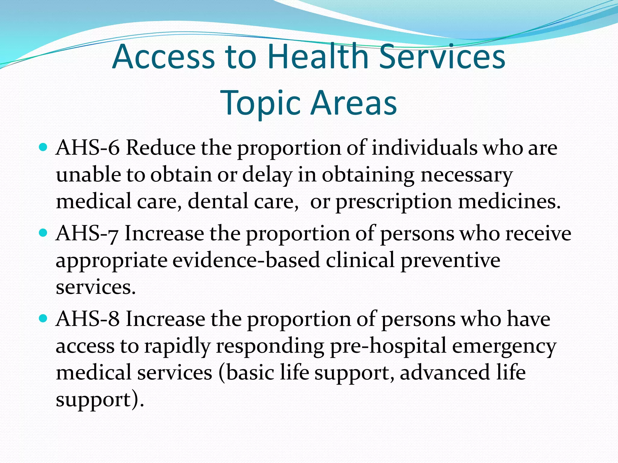 Access to Health Care | PPTX