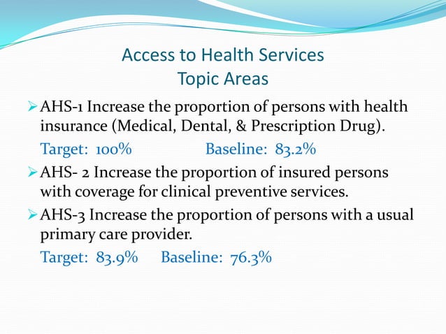 Access to Health Care | PPTX | Health Insurance | Insurance