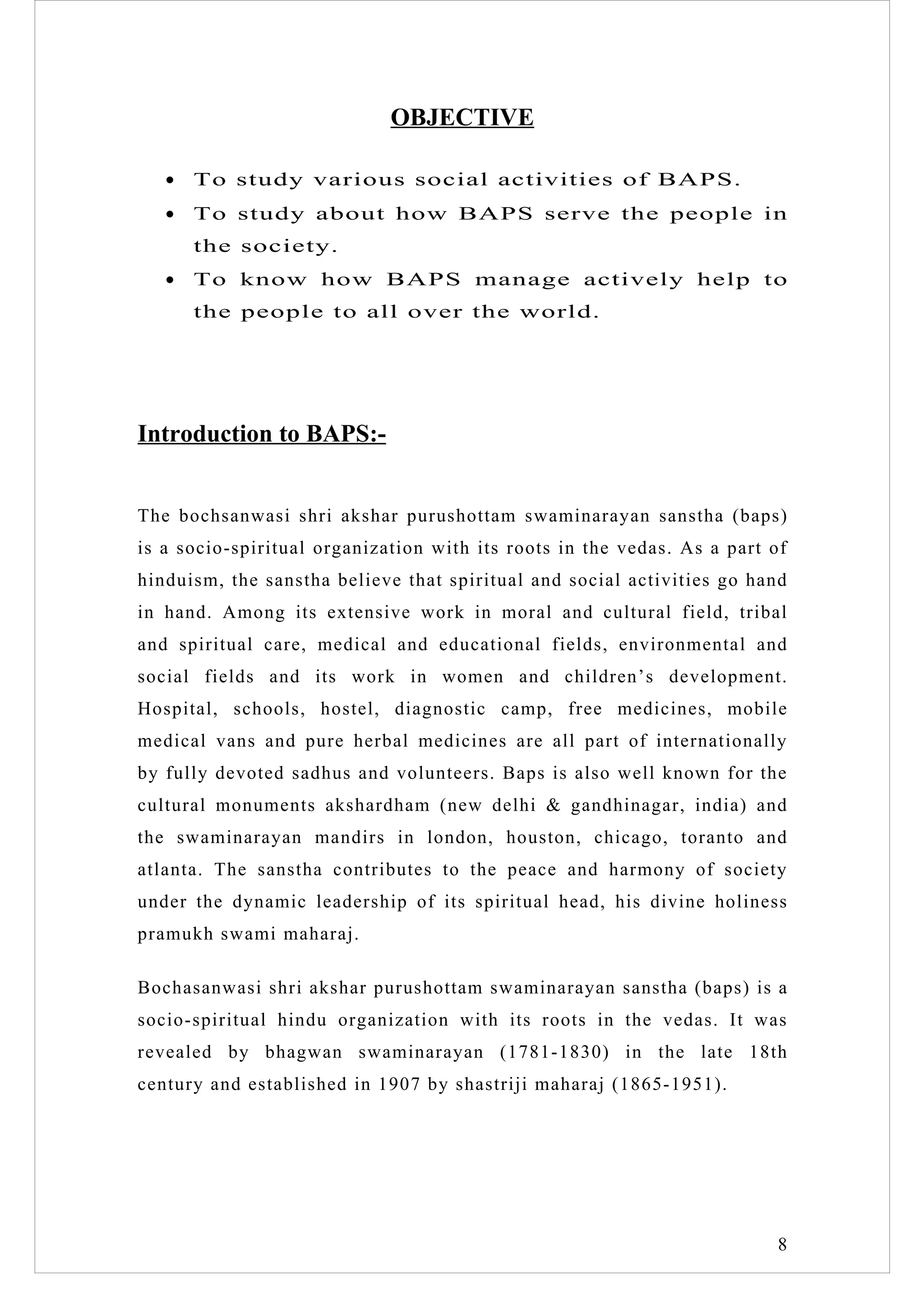 Baps Swaminarayan | DOC