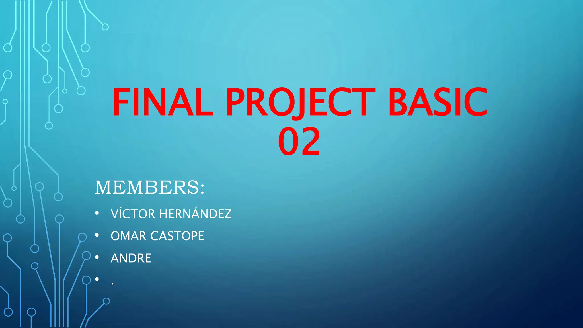 FINAL PROJECT BASIC 02.pptx pal icnap pe | PPT