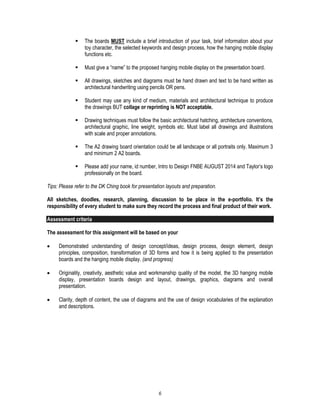 ITD Final Project Brief | PDF