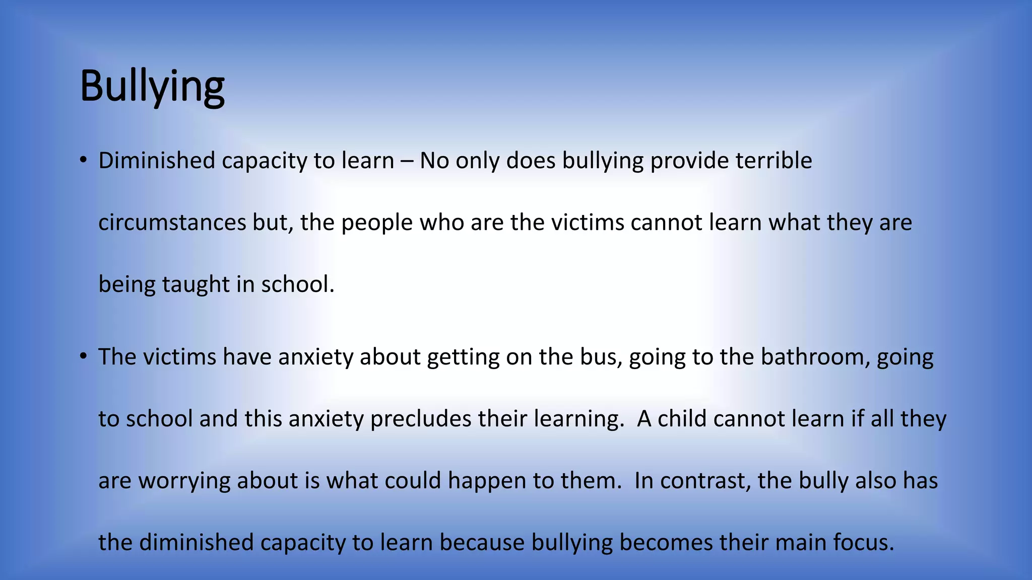 Philosophy of Bullying PSY/105 | PPTX