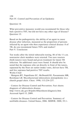 Final Project Case Study, Applied EpidemiologyEPI Case Study 4.docx