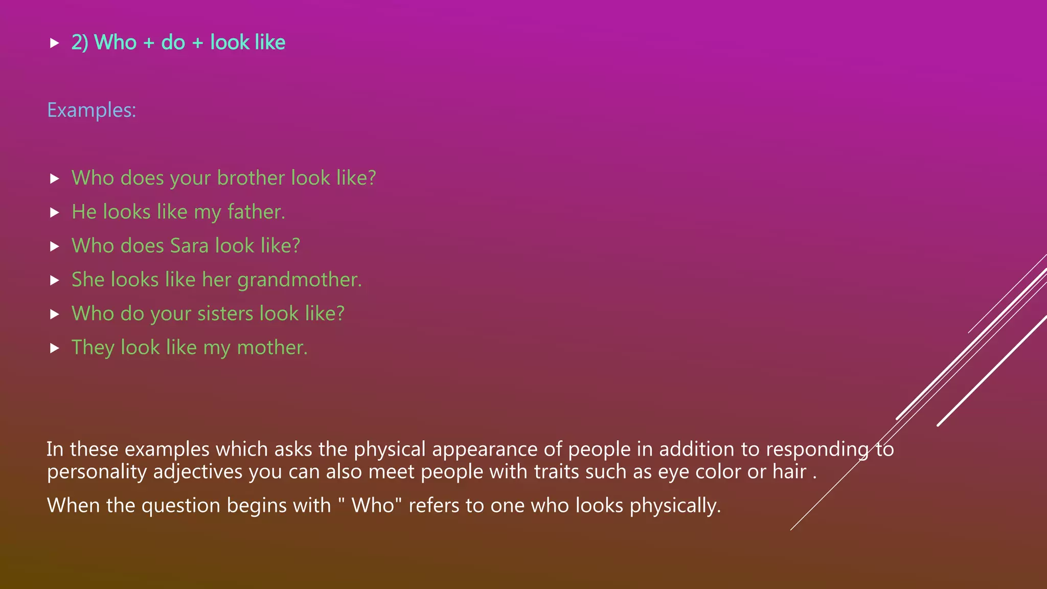 Be like and look like | PPTX