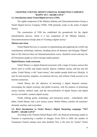 THE DIGITAL MARKETING STRATEGY VIETTEL MONEY | PDF