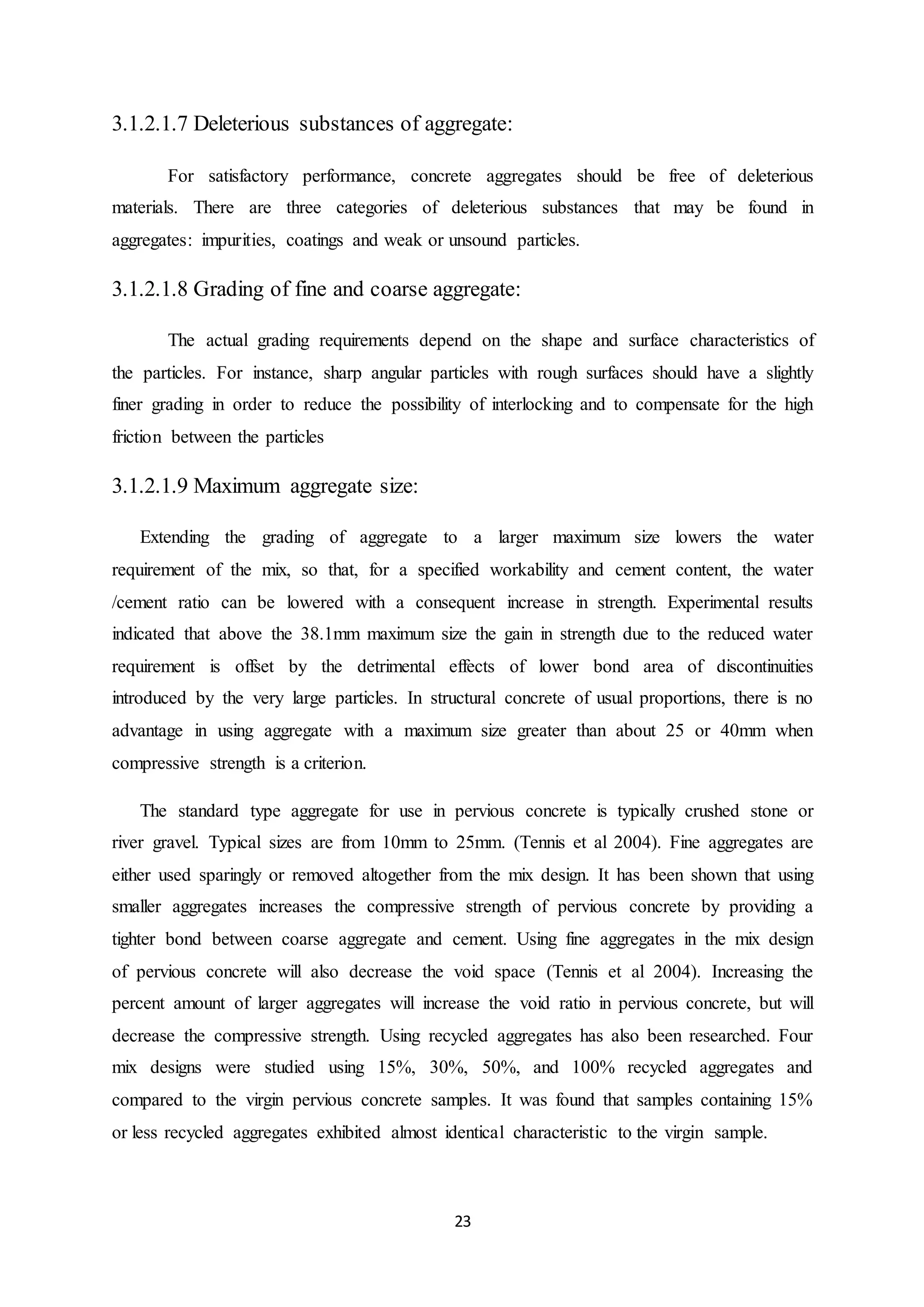 PROJECT DOCUMENT OF PERVIOUS CONCRETE | DOCX