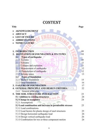 Failure of foundation due to earthquake | PDF