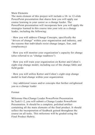 Final Project Guidelines and Grading GuideOverviewThe Final .docx