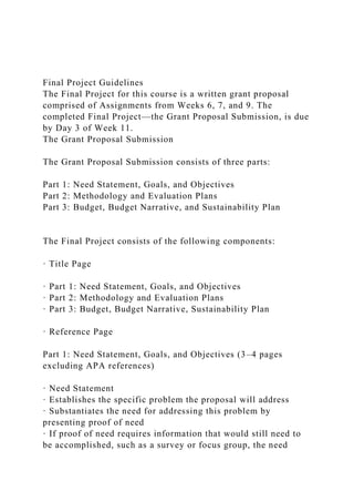 Final Project Guidelines The Final Project for this course is .docx