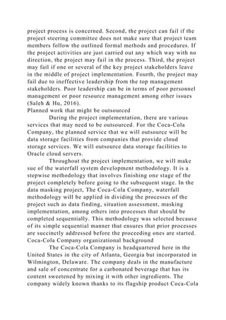 Final Project Implementing Data Masking the Coca-Co.docx