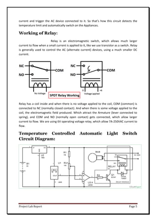 Automatic Temperature Controlled Switch | PDF | Home Appliances | Home ...