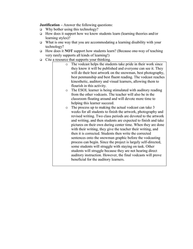 Photography Lesson Plan | DOCX