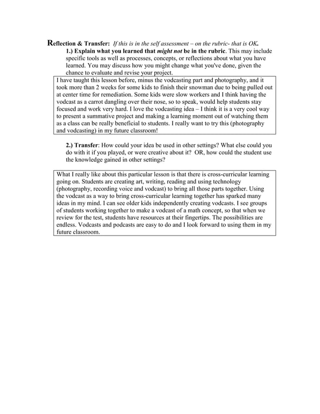 Photography Lesson Plan | DOCX