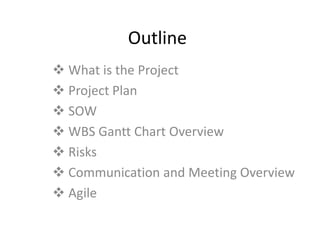 Final Group Presentation for Project Management | PPTX