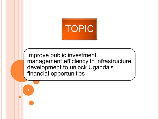 Final project, mbatuusa christine, MOOC : Financing for Development: Unlocking invetment ...