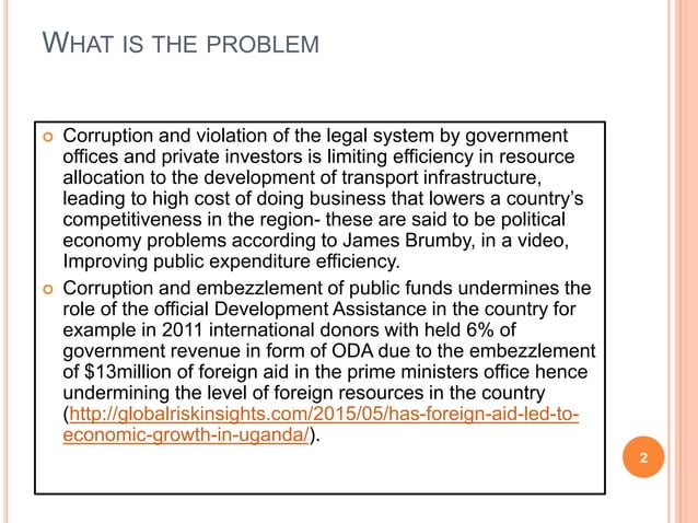 Final project, mbatuusa christine, MOOC : Financing for Development: Unlocking invetment ...