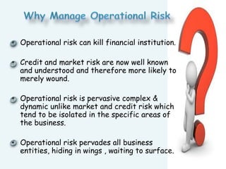 Operational Risk | PPT