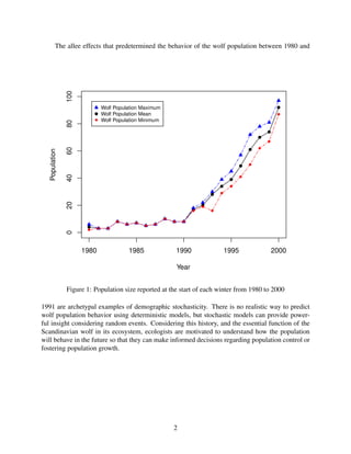 Stochastic Birth-Death Processes in Wolf Species | PDF