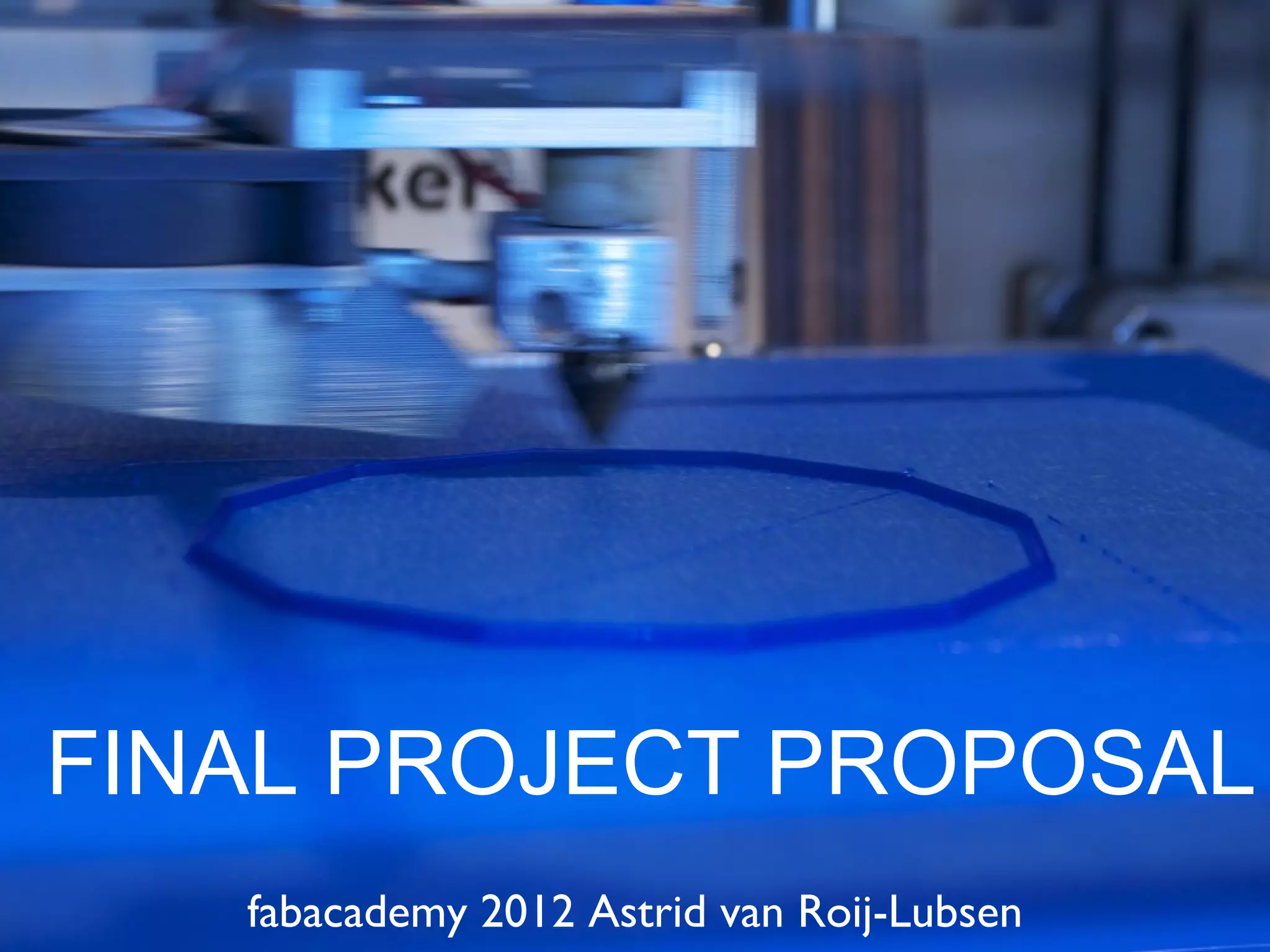 Final project plan | PPT