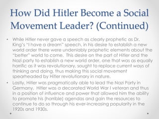 Understanding Leaders of Social Movements and The Persuasion Strategies ...