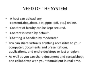 Final project ppt | PPTX | Internet | Computing