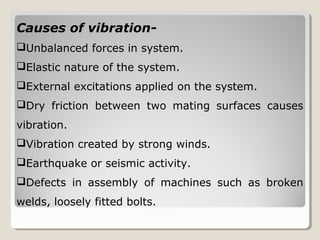 Design of Tuned Mass Vibration Absorber - Case Stude | PPT