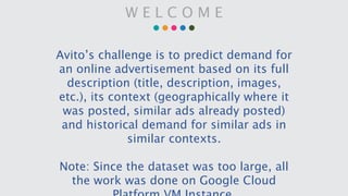 Avito Demand Prediction Challenge - Kaggle | PPT