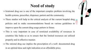 Assessment of drug utilization and rational drug use on WHO indication ...