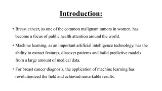 Prediction for breast cancer using various machine learning algorithms ...