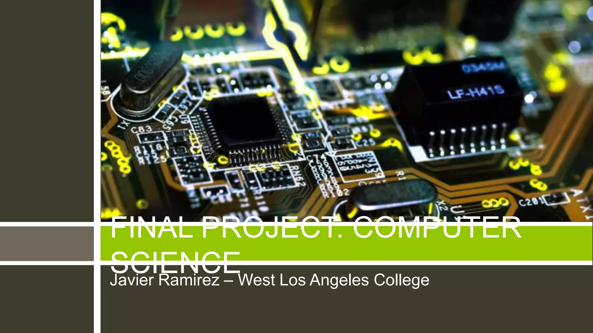 Computer Science | PPTX | Computing | Technology & Computing