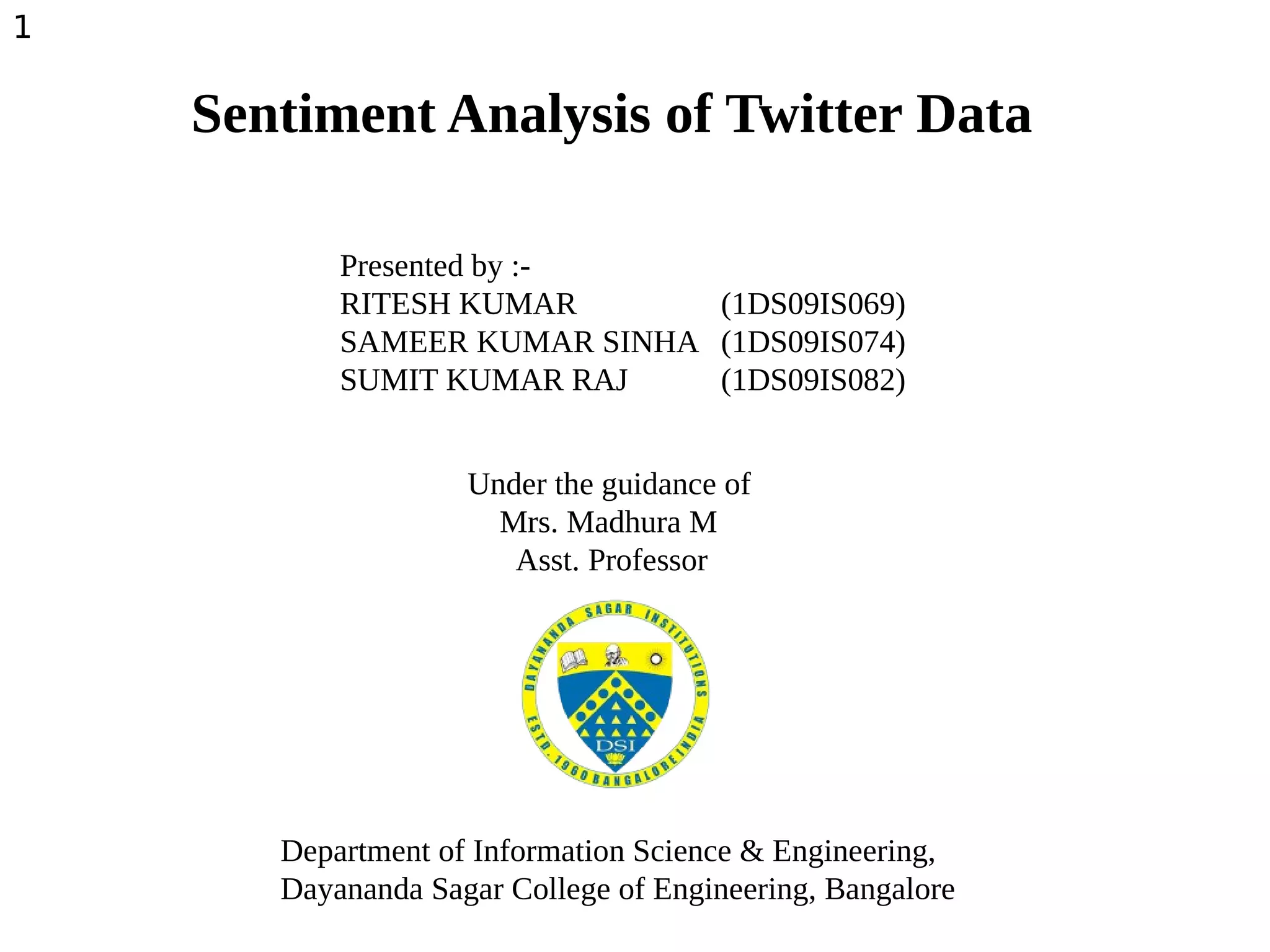 Sentiment Analysis Of Twitter Data Ppt 0074
