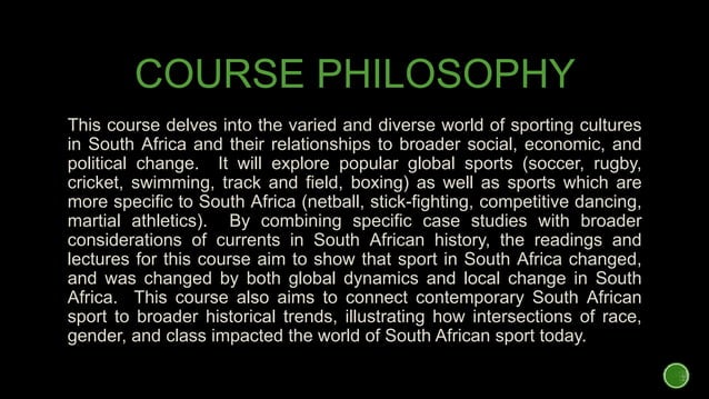 South African History in a Digital Age Final Project Presentation | PPT