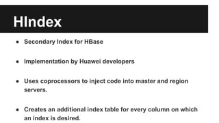 HBase Secondary Indexing | PPT