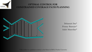 Pseudo Spectral Optimal Control for Coverage Path Planning | PPT