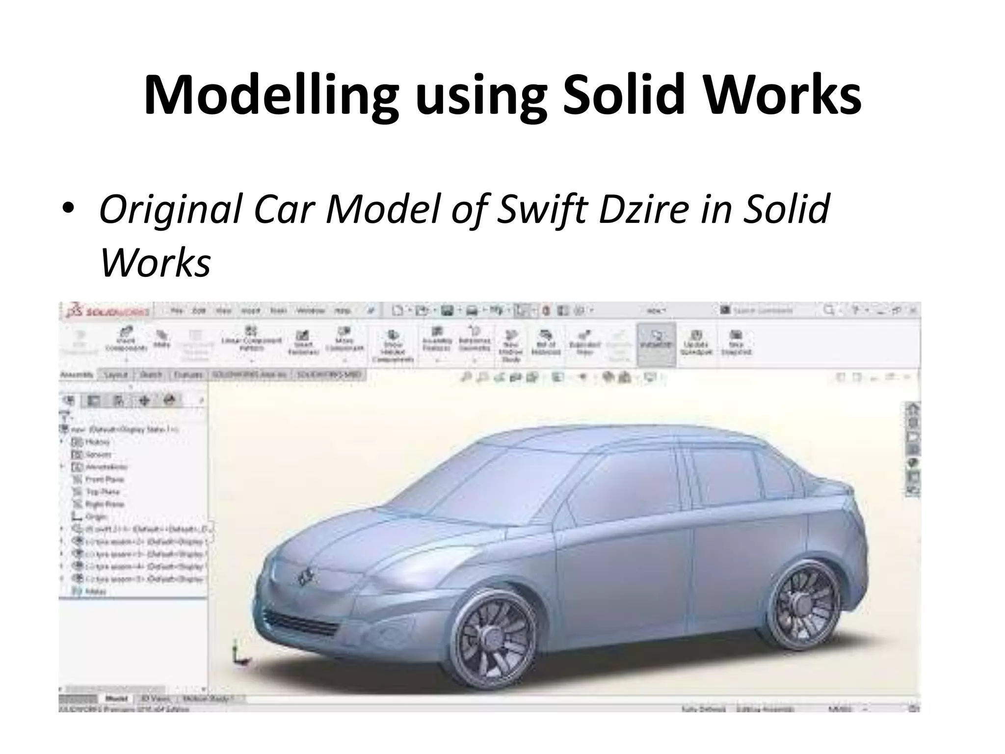 Design And Aerodynamic Analysis Of A Car For Reducing Drag Force And