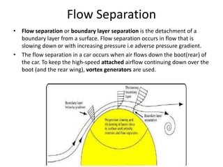 DESIGN AND AERODYNAMIC ANALYSIS OF A CAR FOR REDUCING DRAG FORCE and ...
